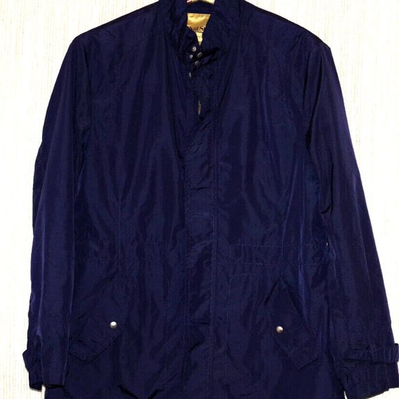 Paul Stuart | Jackets & Coats | Paul Stuart Navy Blue Rain Windbreaker ...